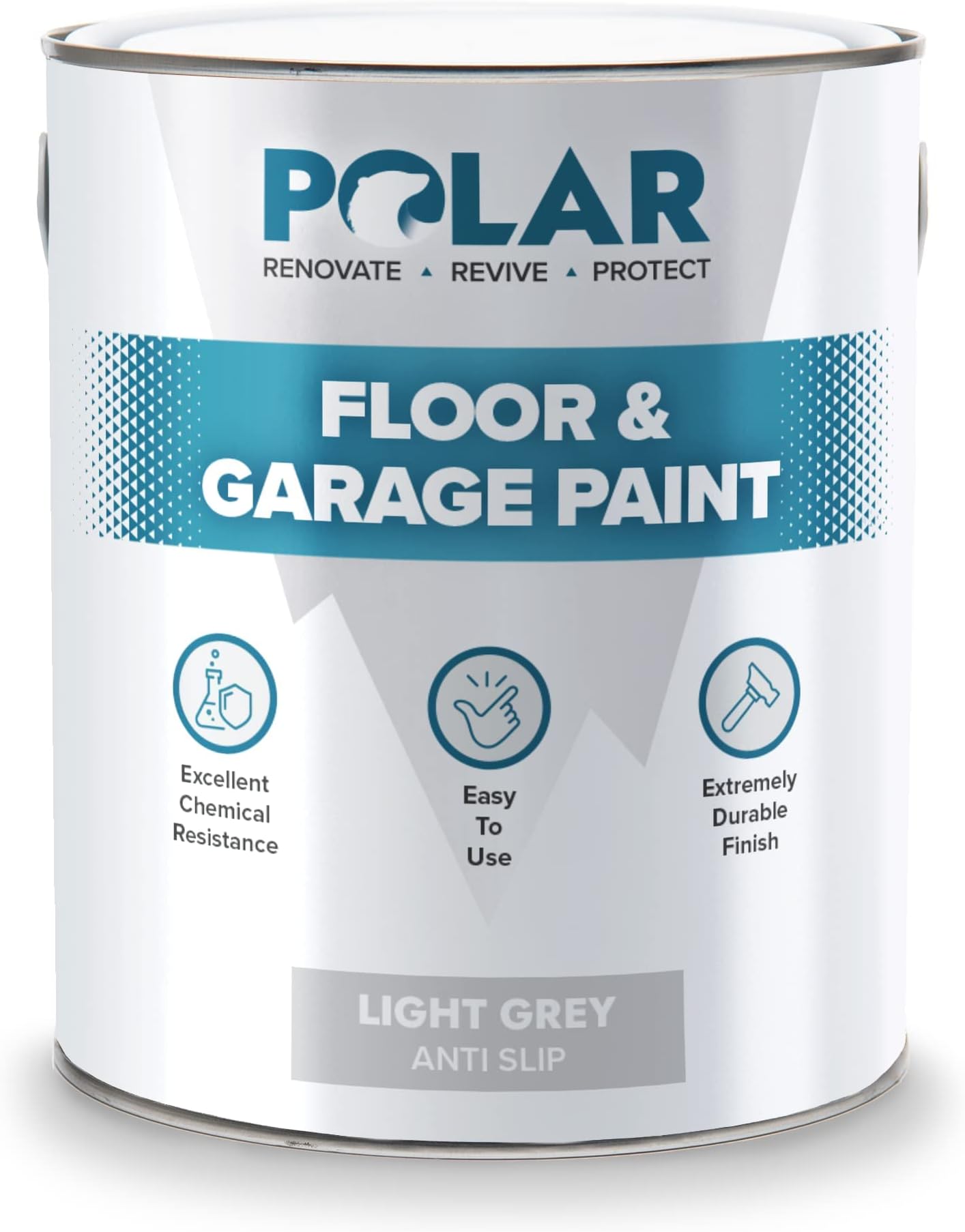 Heavy Duty Durable Polyurethane Concrete Industrial (20L Light Grey ...