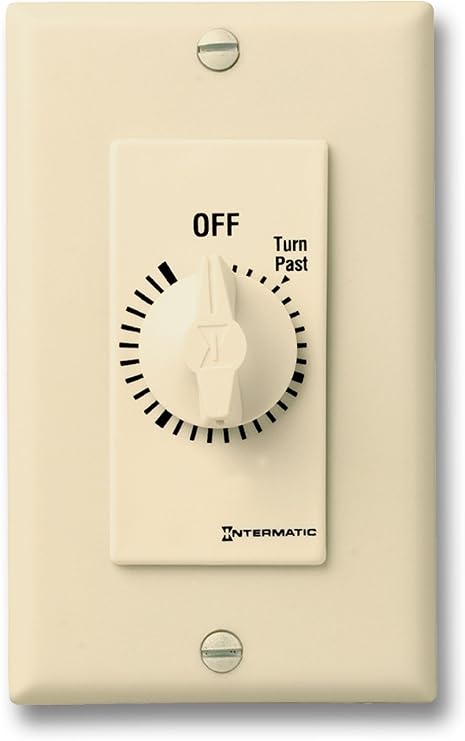 Amazon.com: Intermatic FD4H 4-Hour Spring-Loaded Wall Timer for Lights ...