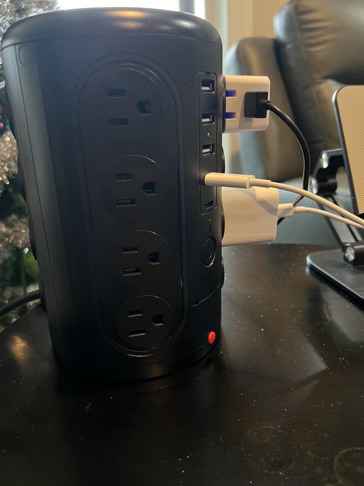 $8/mo - Finance Power Strip Tower with 16 Outlets 5 USB Ports (2 USB C ...