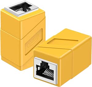 Amazon.co.jp: RJ45 Coupler 2 Pack Ethernet Adapter Female to Female ...