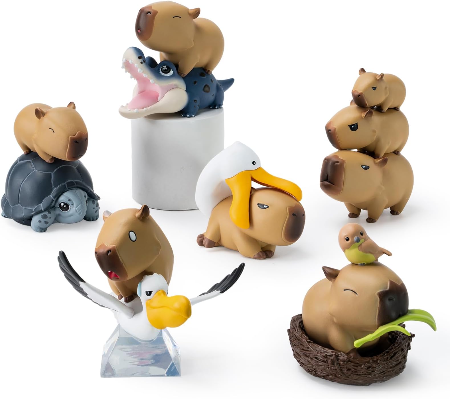Amazon.com: BEEMAI Capybara Series 1PC Blind Box Figures, Random Design ...