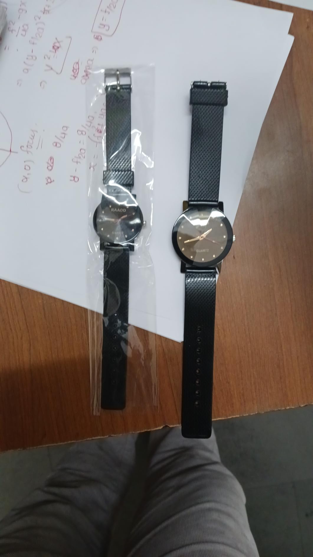 ON TIME OCTUS Analog Black Dial Mens and Womens Couple Watch - RADD 12 ...