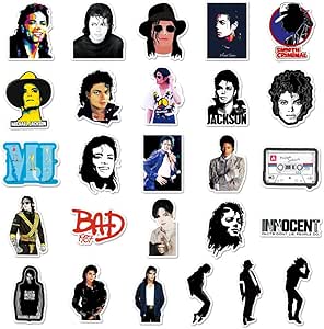 51Pcs/Lot Michaels Jacksons Anime Stickers, Popular Classic Cartoon ...