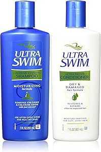 UltraSwim Chlorine Removal Shampoo and Repair Conditioner Set, 207mL x ...