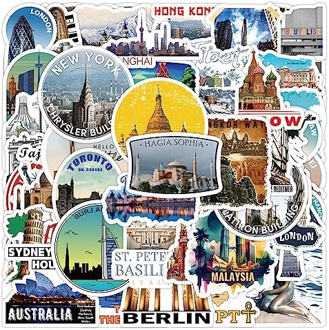 Amazon.com: BIGZORO 50 PCS Architect Pack Stickers Work Funny Vinyl ...