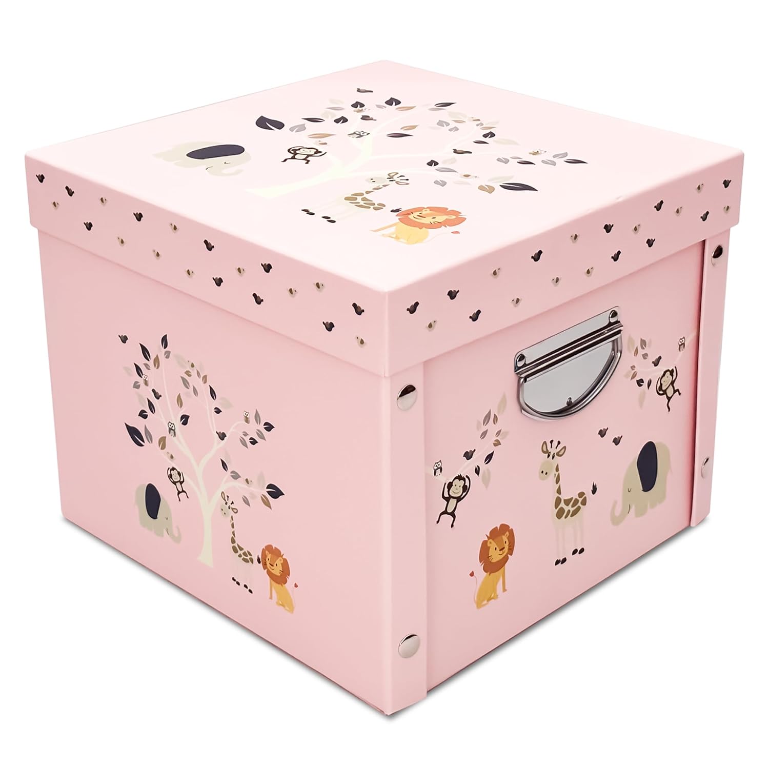 Amazon.com : GroWings | Baby Keepsake Box, Baby Memory Box | Large Pink ...