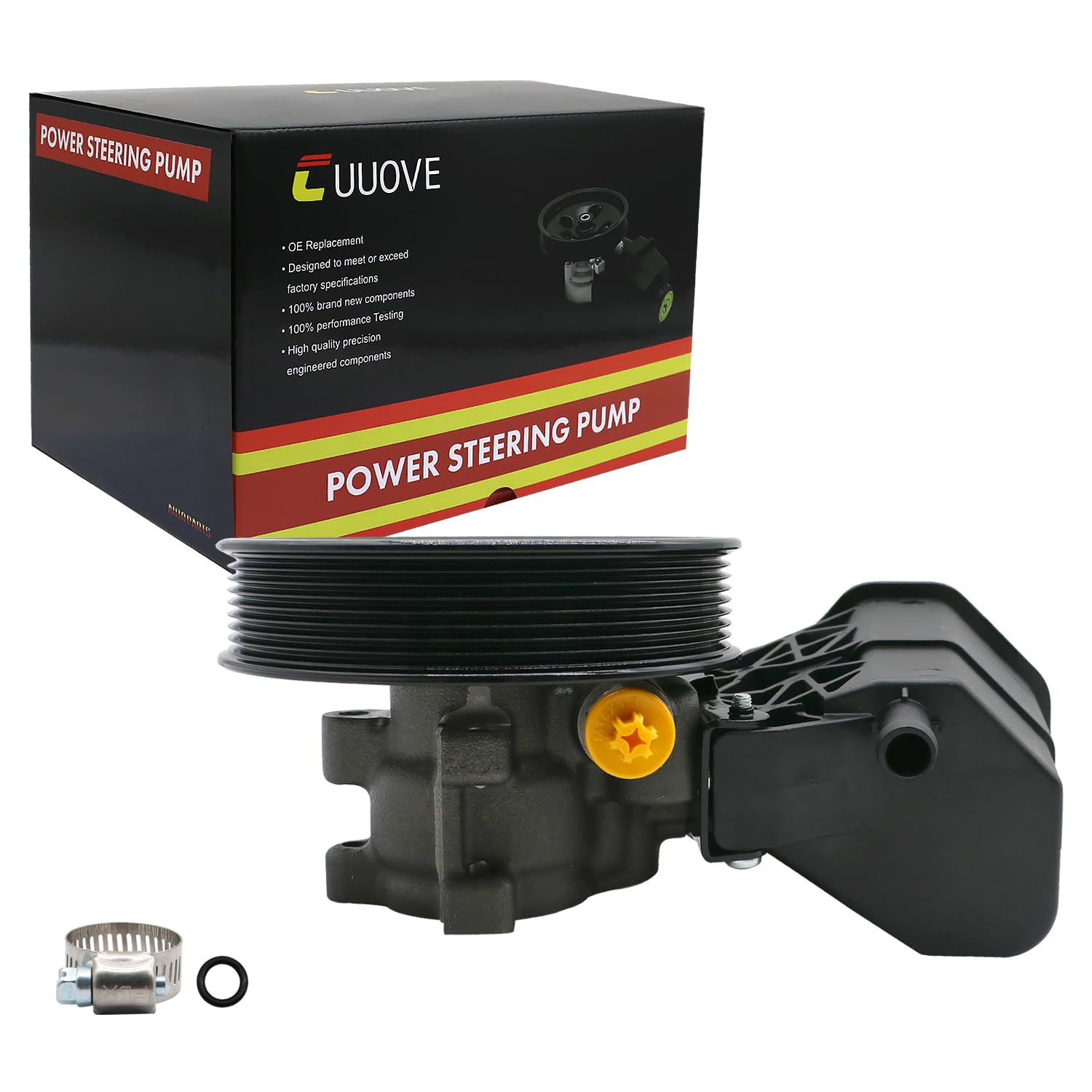 Amazon.com: Cuuove 96-70268 Power Steering Pump with Pulley Reservoir ...