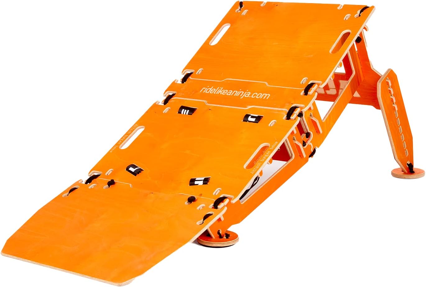 Amazon.com: Ninja MTB Jump Ramp, Turbo Kicker Portable Jump Ramp, 4 ...