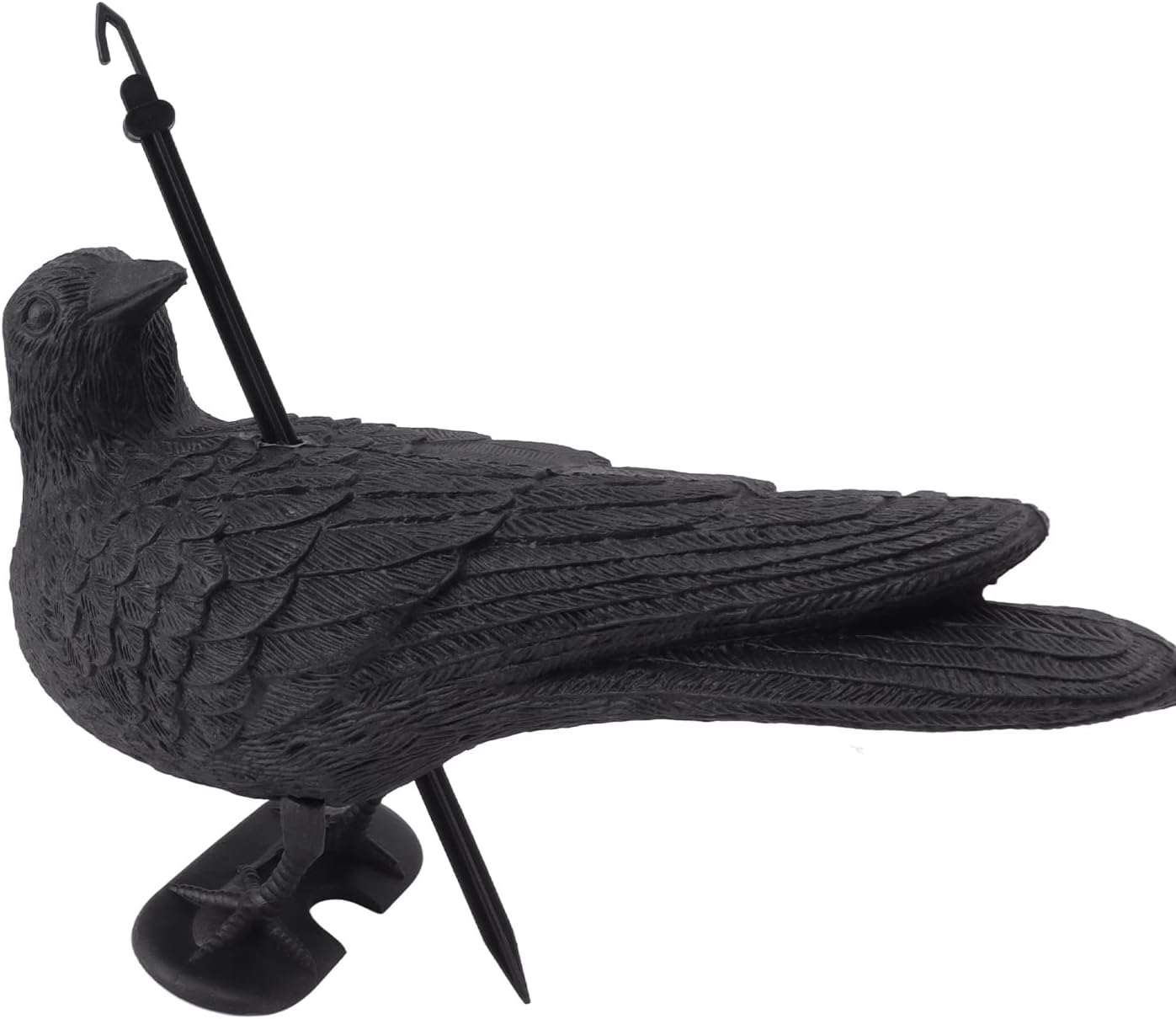 Amazon.com: JUOPZKENN Crow Sculpture Realistic Elbow Crow Statue ...