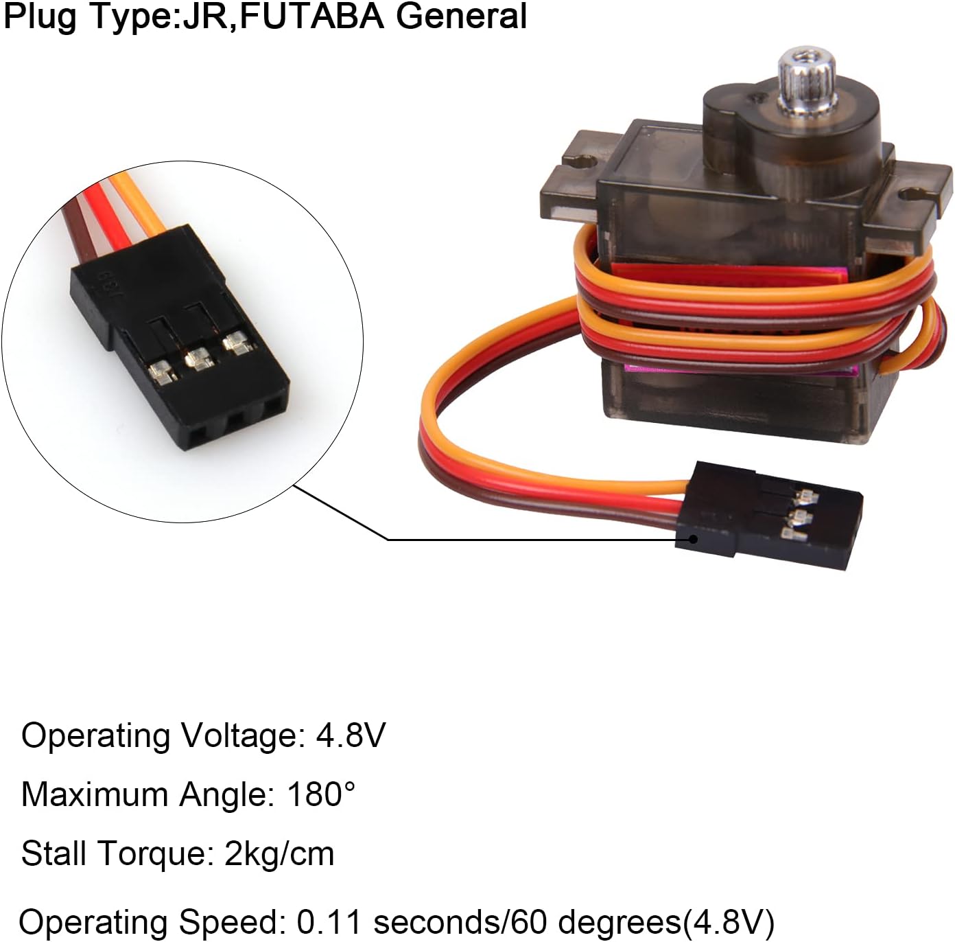 Mg90s 032 Oz Servo Motor Micro Metal Gear Para Robot Car Avión Rc