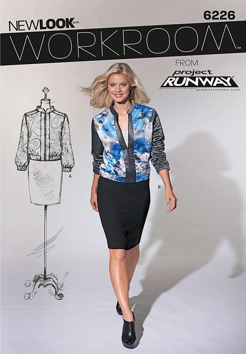 Amazon.com: Simplicity New Look Project Runway Pattern Misses Zipper ...