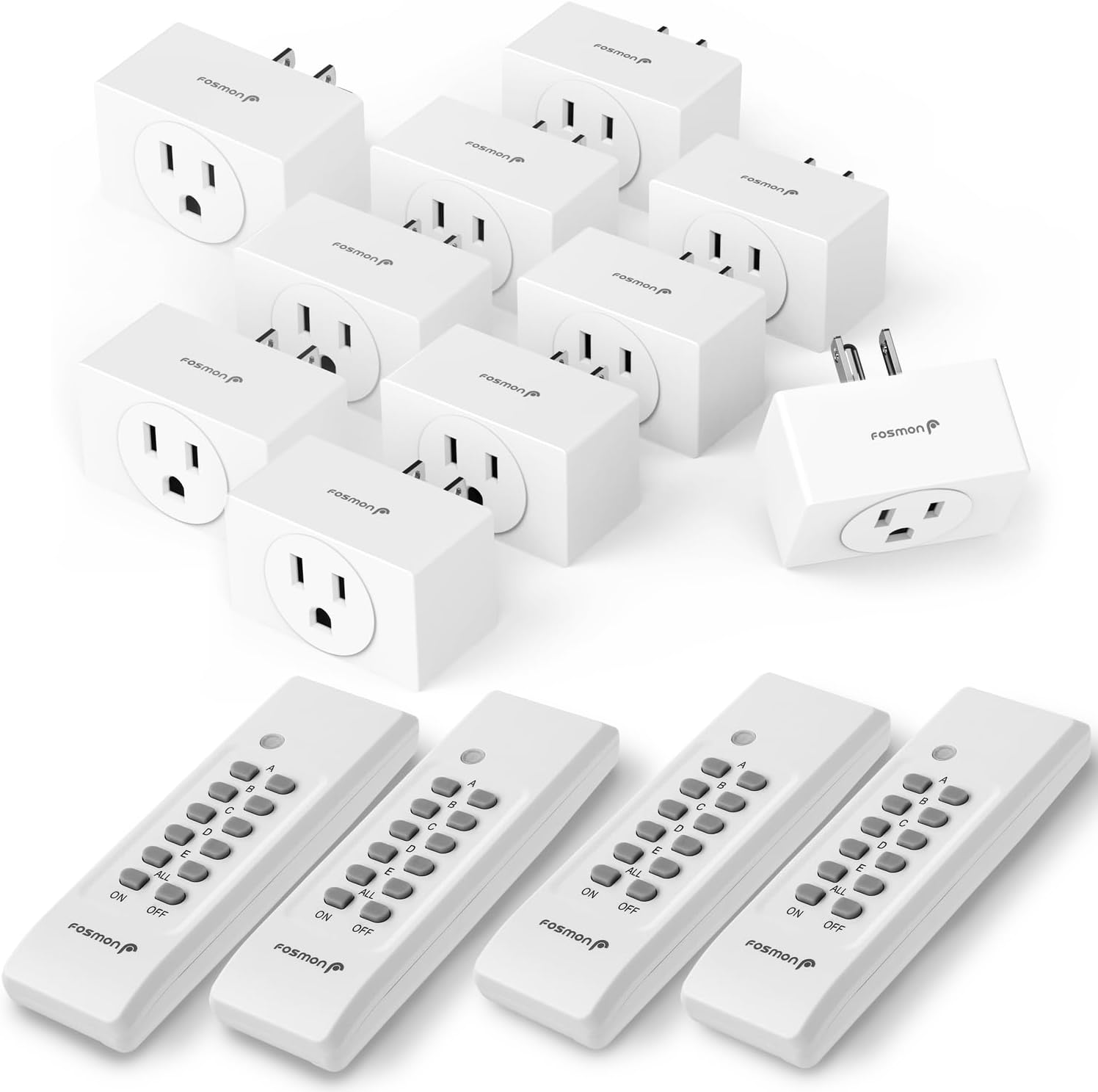 BN-LINK Wireless Remote Control Electrical Outlet Switch for Lights ...