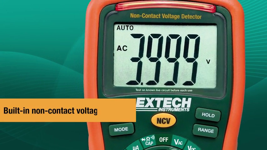 Watch Extech EX330 Autoranging Mini Multimeter with NCV and Type K ...