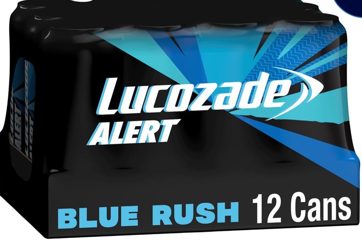 Lucozade Alert Blue Rush 12x500ml - New Flavour : Amazon.co.uk: Grocery