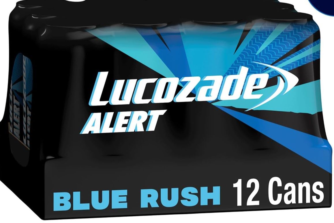 Lucozade Alert Blue Rush 12x500ml - New Flavour : Amazon.co.uk: Grocery