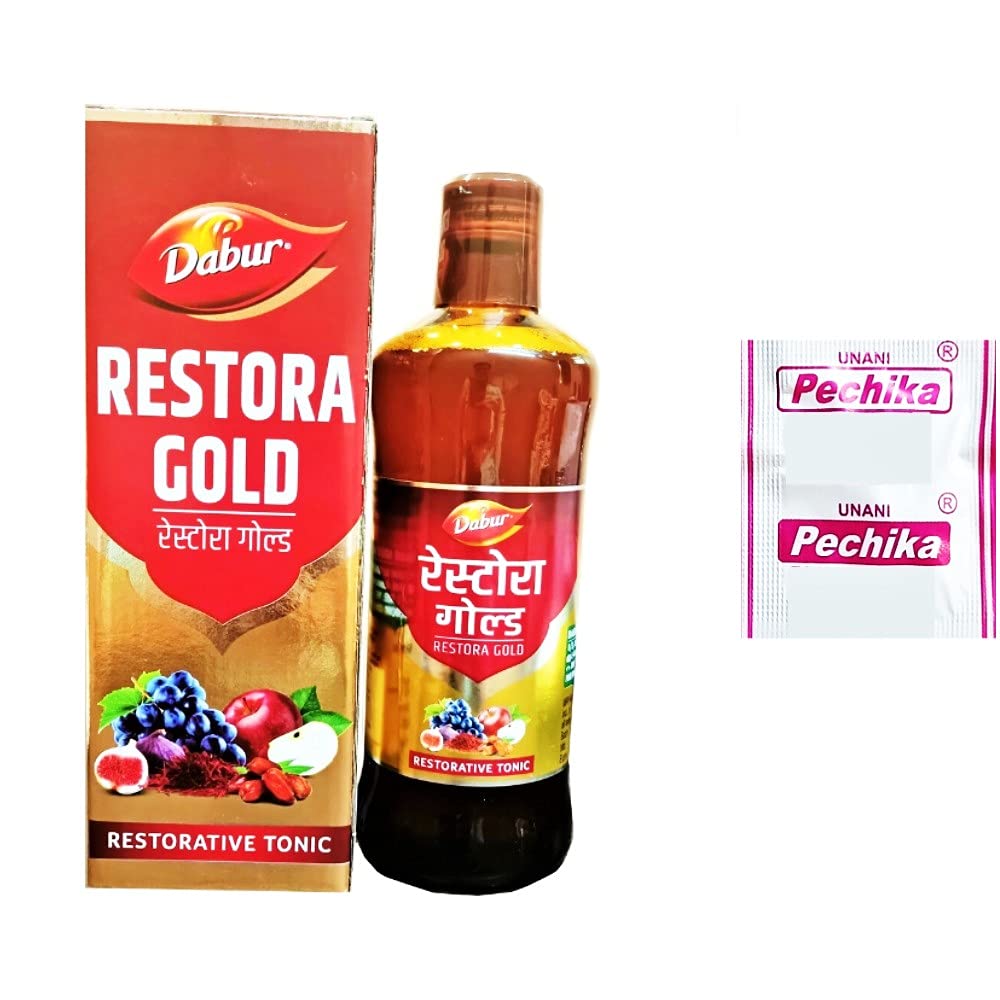 Dabur Restora Gold 450ml - Restorative Tonic with Ashwagandha , Musali ...