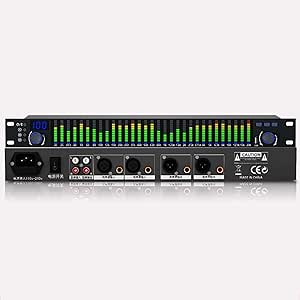 31-Band Digital Equalizer, 1U Rack Mount Spectrum Analyzer, with Noise ...