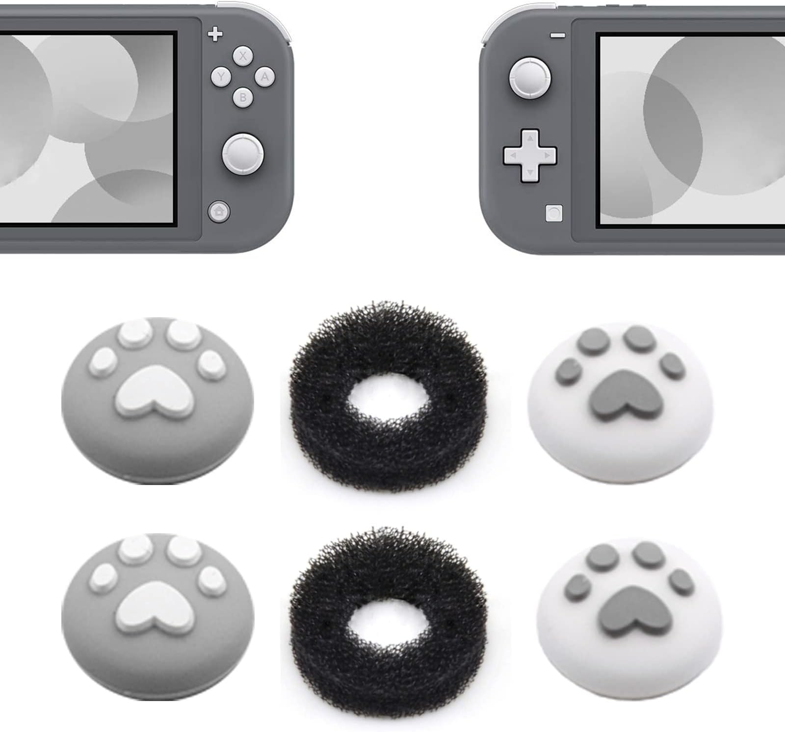 Amazon.com: ZHI-NYLLDJS Thumb Grips Set for Nintendo Switch/OLED/Lite ...