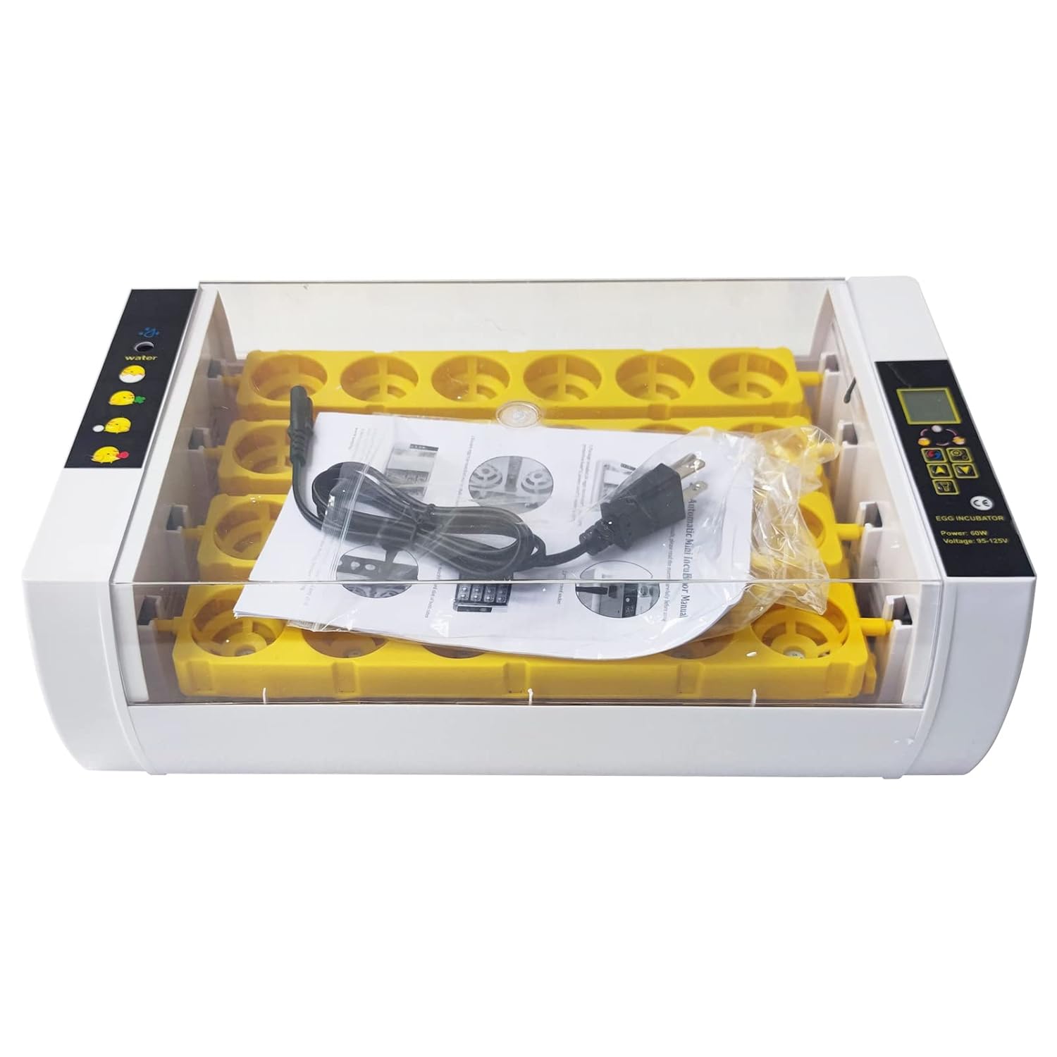PreAsion 110V 24 Eggs Incubator Full Automatic Incubator with LCD ...