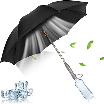 Amazon.com: Generic Uv Blocking Umbrella with Fan And Mist Spray ...