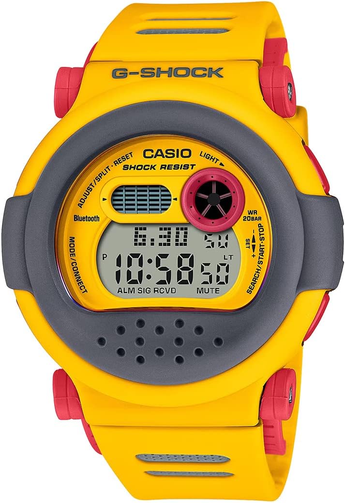Casio Men Resin G-Shock Digital Yellow Dial G-B001Mve-9Dr (G1344), Band ...