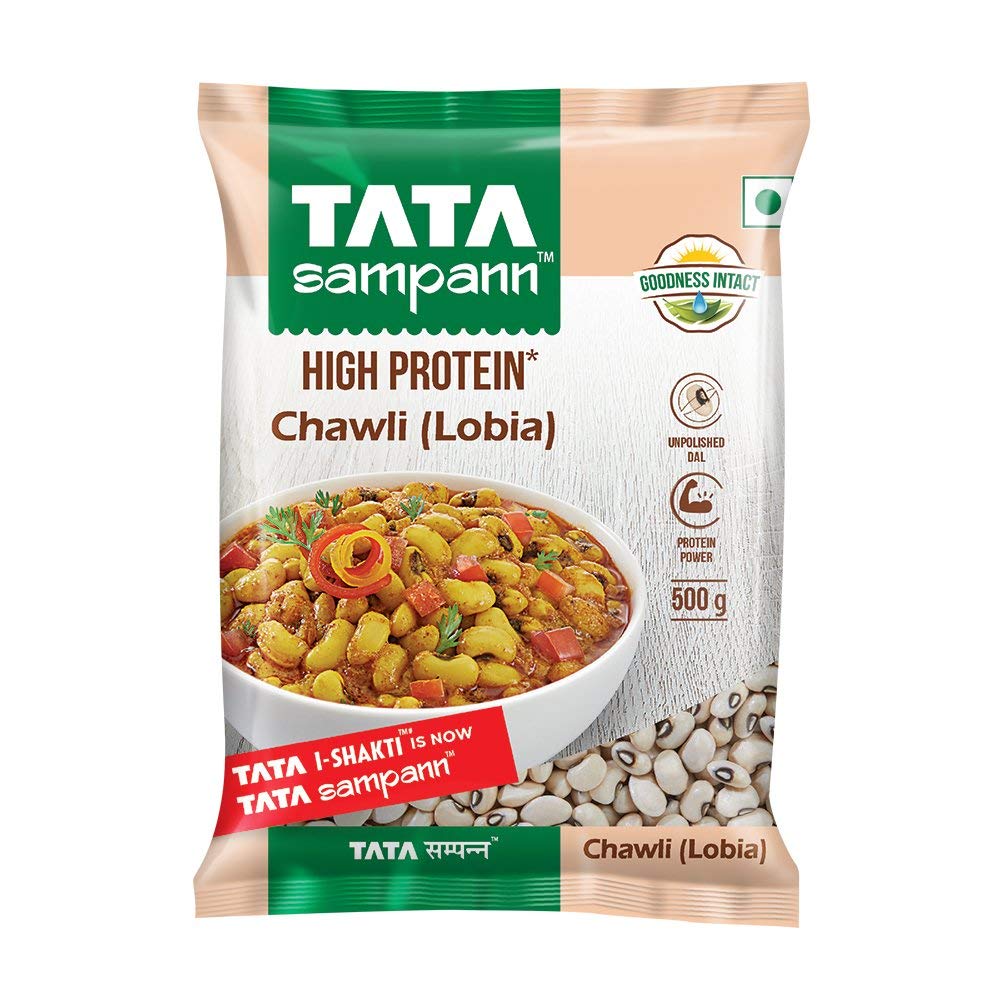 Tata Sampann Pulses - Chawli, 500g : Amazon.in: Grocery & Gourmet Foods