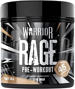 Warrior Rage - Pre-workout Powder - 392g - with Creatine Gluconate ...