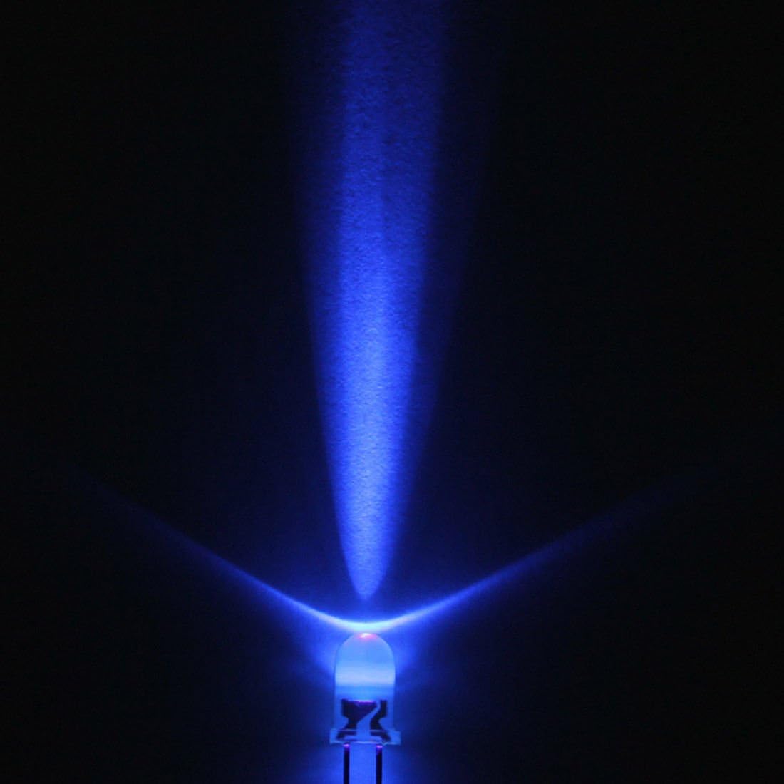 Amazon.com: 100pcs x 2pin 5mm round water clear led Blue Light : Tools ...