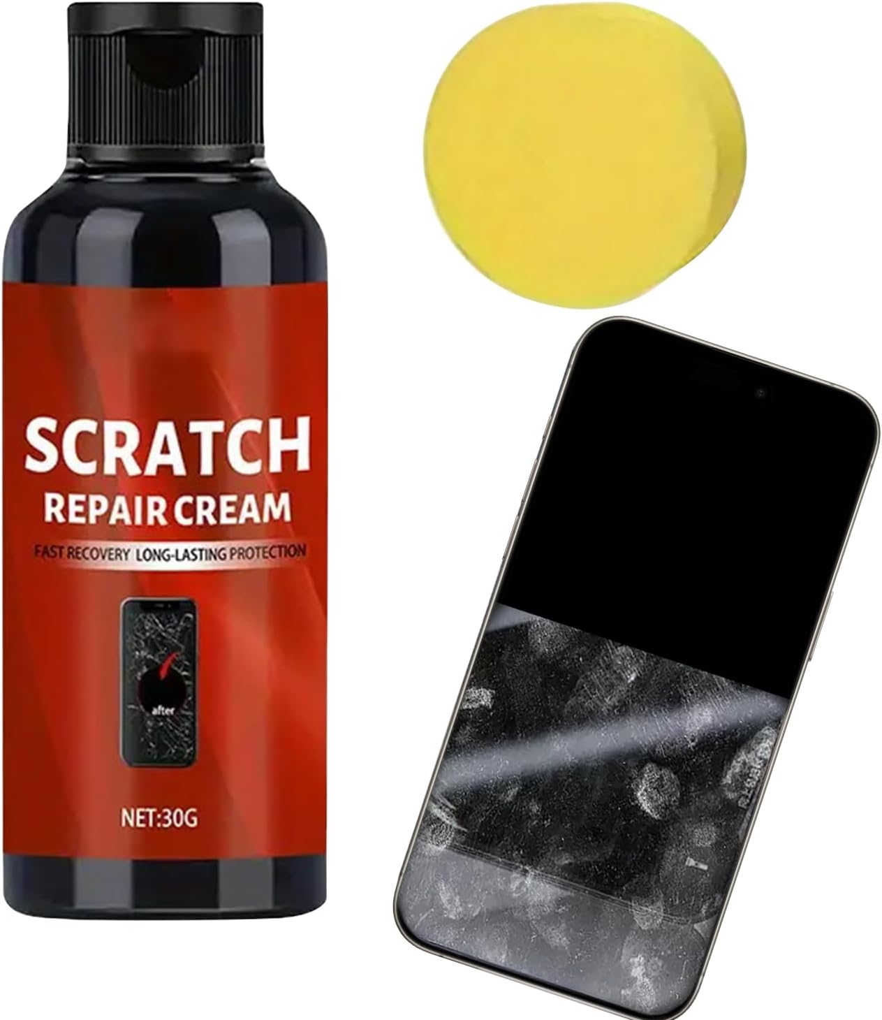 Amazon.com: Glass Scratch Remover - 30g Lens Scratch Remover, Gentle ...