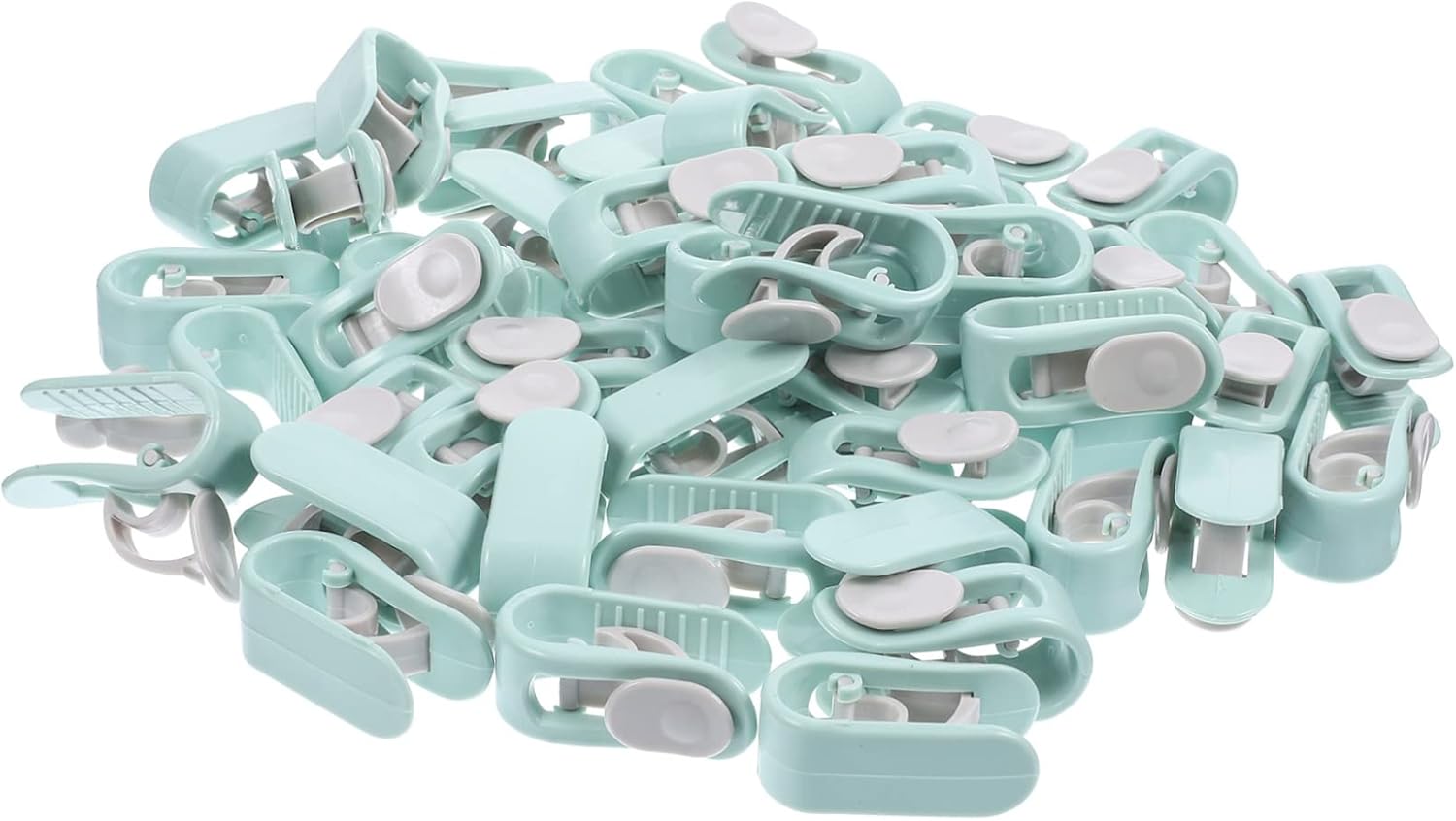 50pcs Quilt Cover Clips Bed Blanket Fasteners Plastic Duvet Grippers No ...