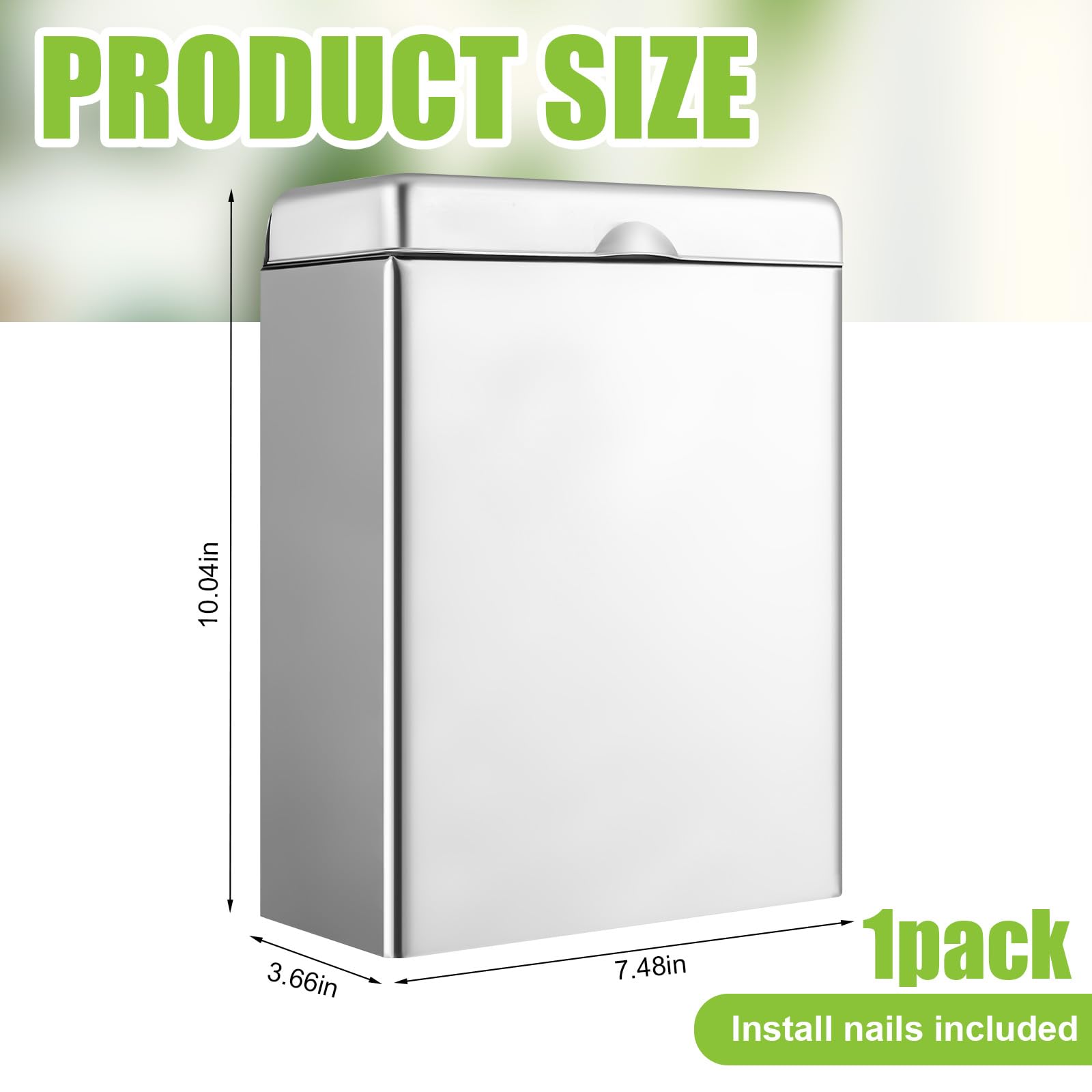 Snapklik.com : Tioncy Sanitary Napkin Receptacle, Tampon Disposal Bin ...