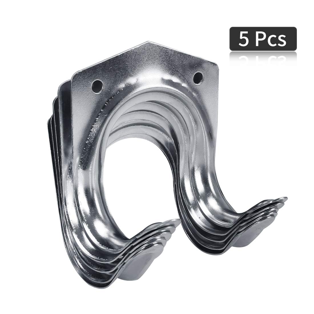 Buy Garage Tool Storage Hooks Set,5 Packs Wall Mounted Double Storage ...