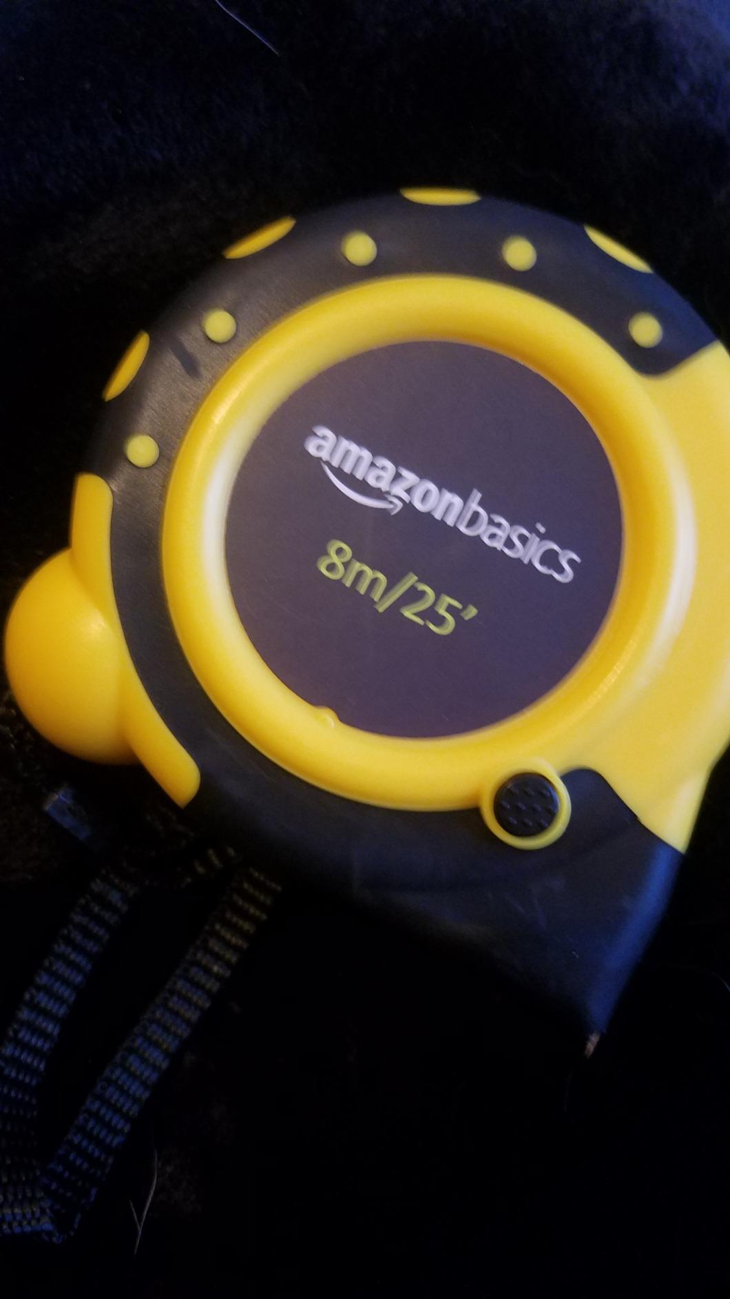 Amazon Basics Tape Measure - (8-Meters), Scale, 3-Lock Design, MID ...