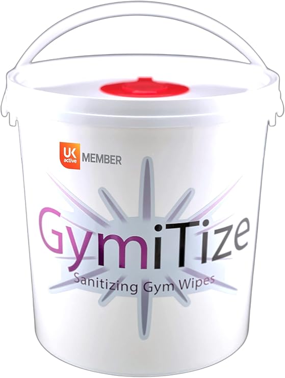 GymiTize Gym Wipes 1000 Wipe Bucket, Alcohol Free, Antibacterial Wipes ...