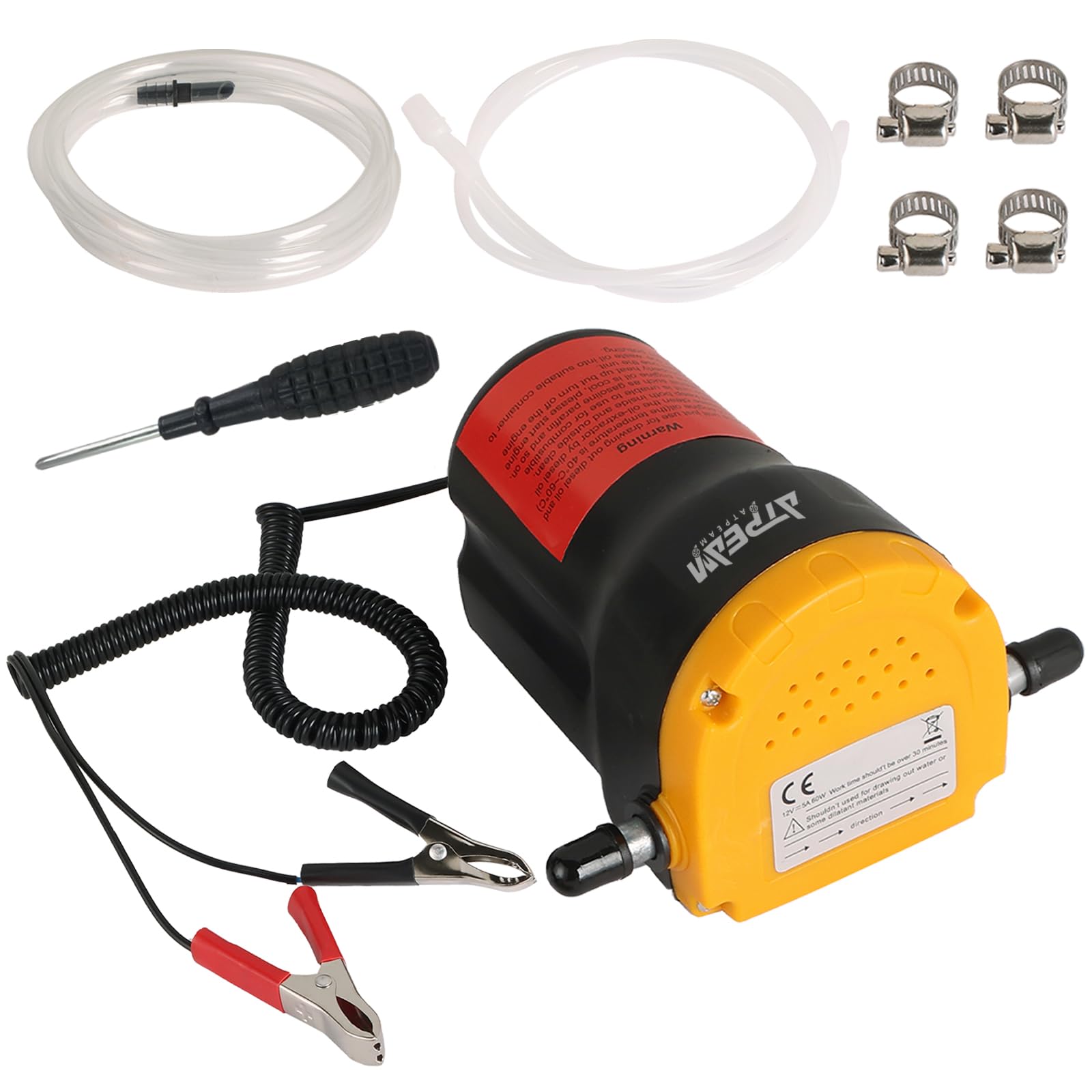 Snapklik.com : ATPEAM 12V 60W Oil Change Pump Extractor