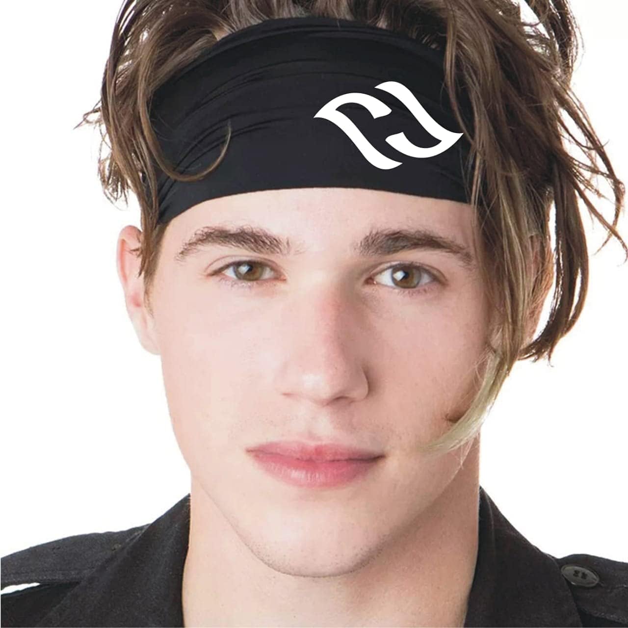 Skullfit Sports Headbands For Men (Black) - Lightweight Moisture ...