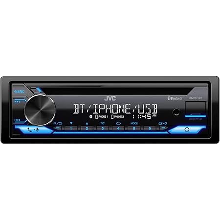 Amazon.com: JVC KD-TD71BT Bluetooth Car Stereo Receiver with USB Port – AM/FM Radio, CD and MP3 ...