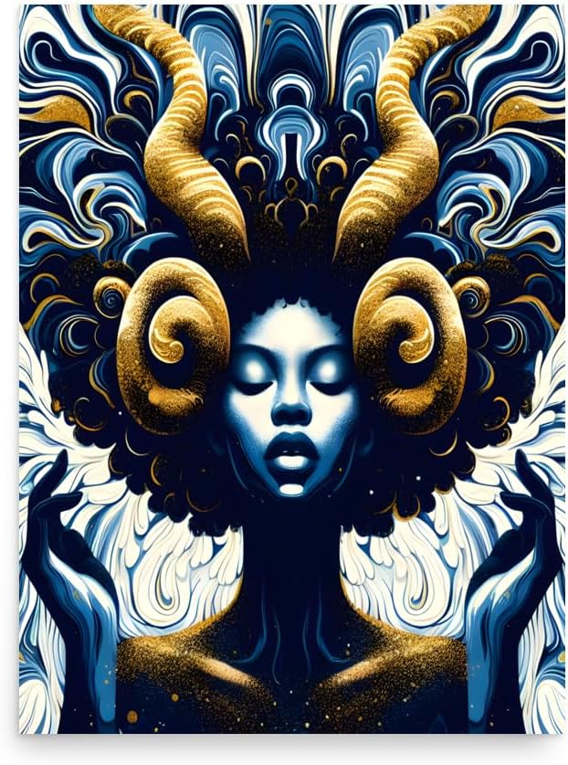 Amazon.com: African Black American Art: Poster Unframed Love Angel ...