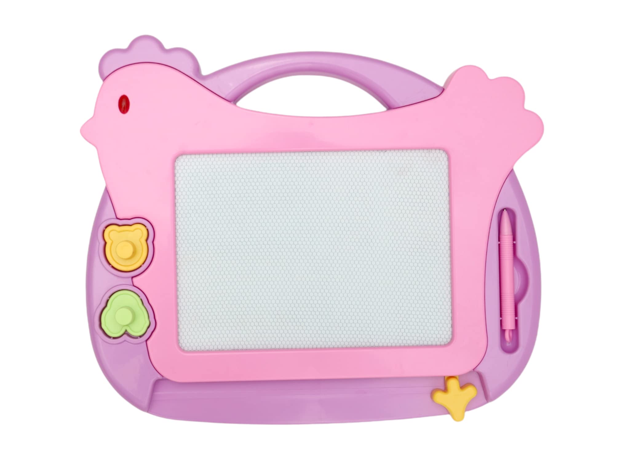Buy GOLD LEAF Hen Shaped Pink Color Magic Slate for Kids,Easy Reading ...