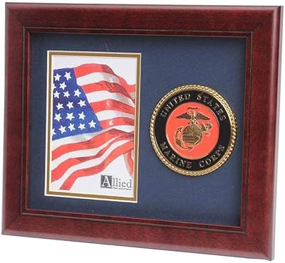 Amazon.com - Allied Frame US Marine Corps Medallion Portrait Picture ...
