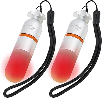 Amazon.co.jp: SecurityIng Underwater Light for Diving 2 Pack 150M Water ...