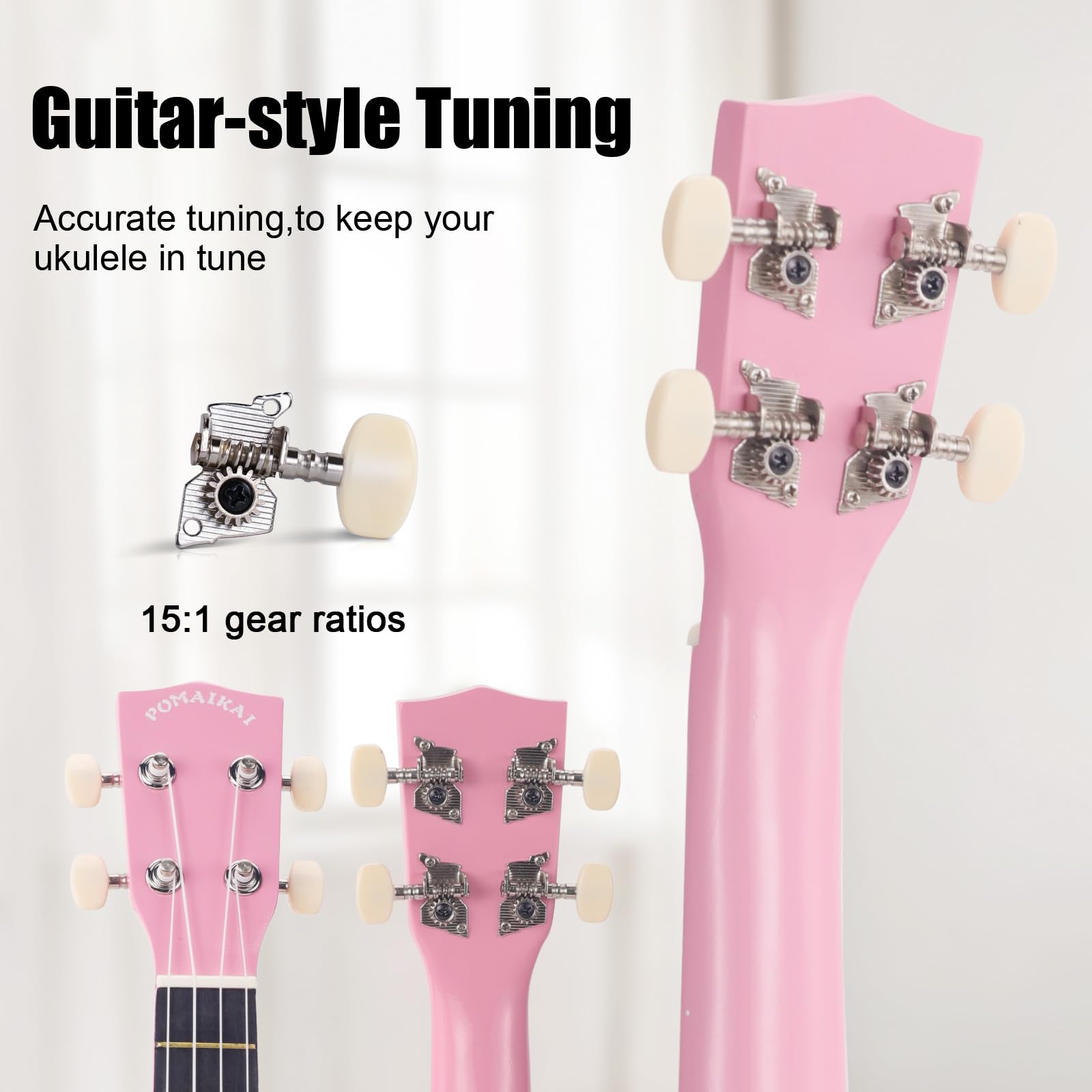 Snapklik.com : POMAIKAI Soprano Ukulele For Beginner 21 Inch Hawaii ...