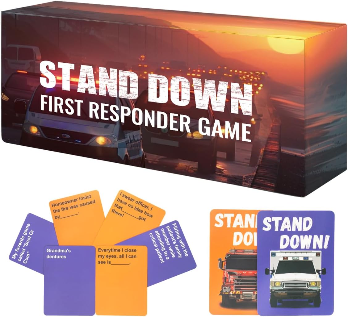 Amazon.com: Dispatcher Gifts and Game Card for Firefighters, EMS, EMTs ...