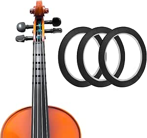 Amazon.com: 3 Rolls Violin Fingering Tape, 3mm Violin Finger Tape Cello ...