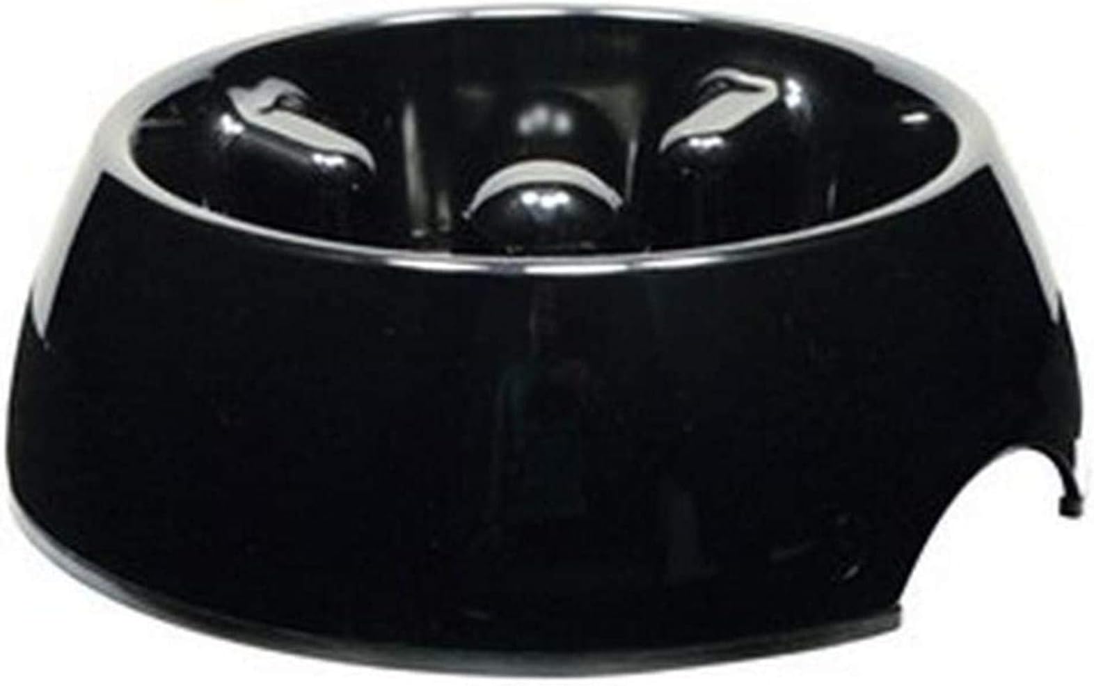 Dogit Go-Slow Anti-Gulp Dog Bowl, Medium, 600 ml, Black : Amazon.co.uk ...