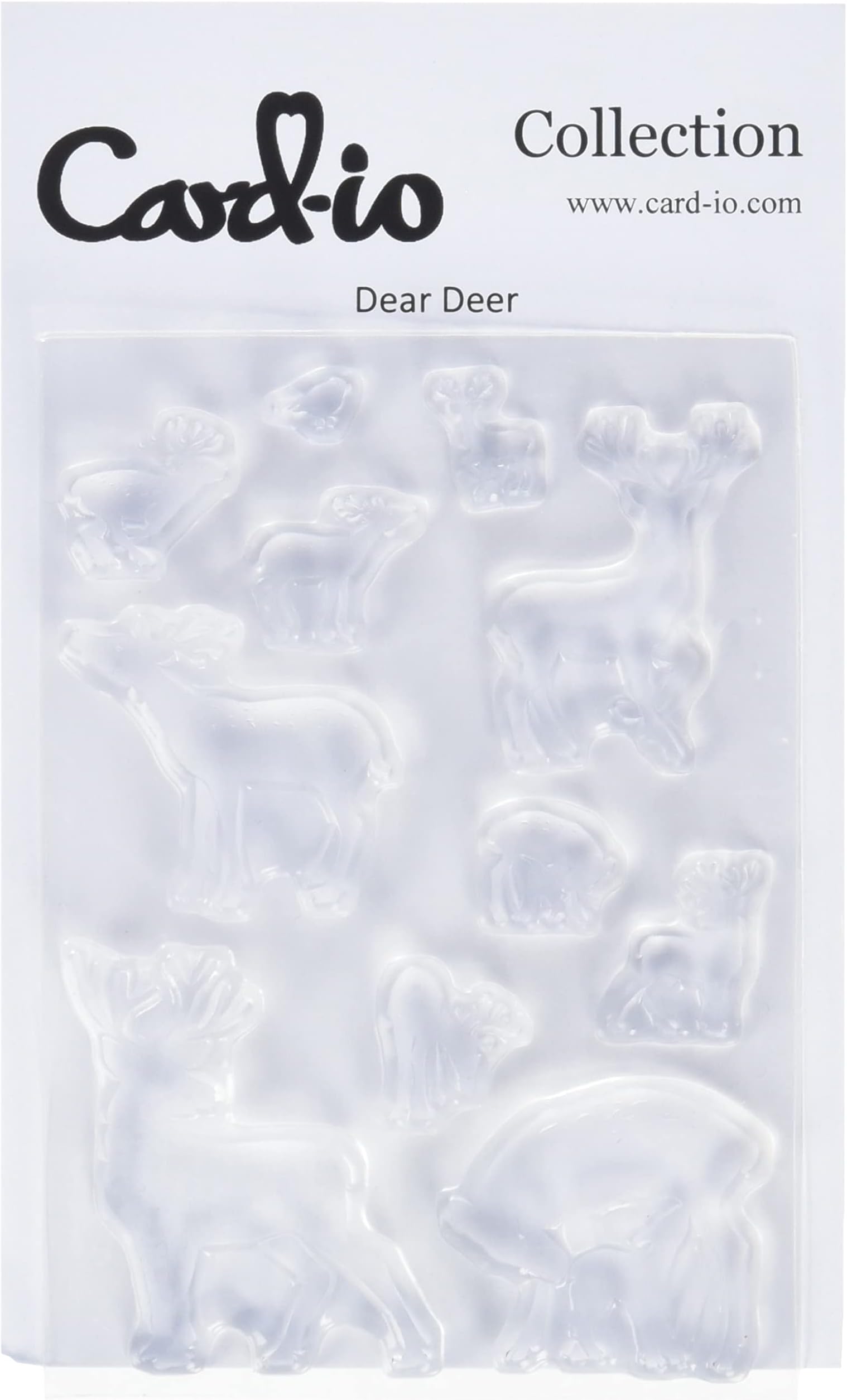 Card-io Cottontail Capers Clear Stamp Set, 16.3x8.4x0.3 cm : Amazon.co ...