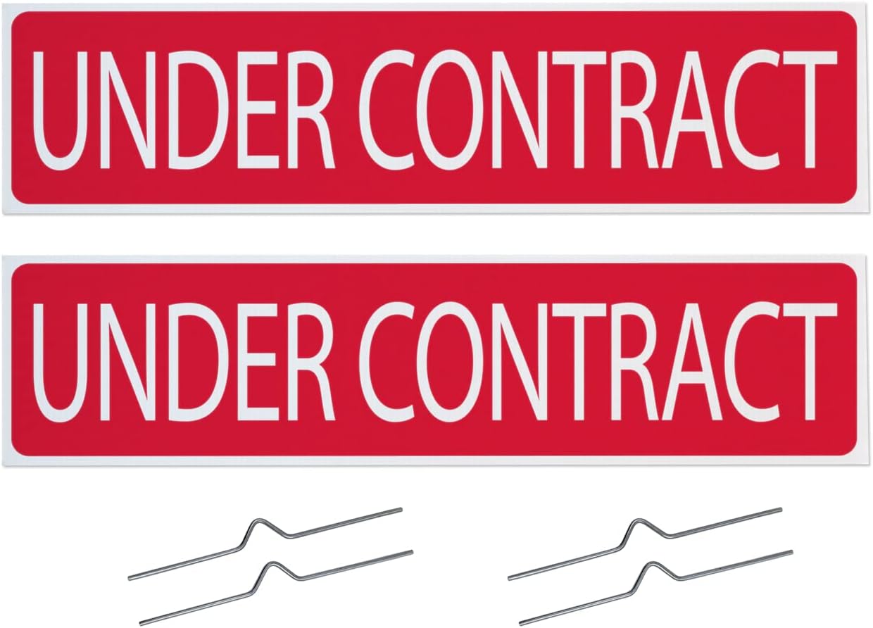 Amazon.com : Corrugated Plastic Real Estate Sign Riders, Waterproof 6 ...