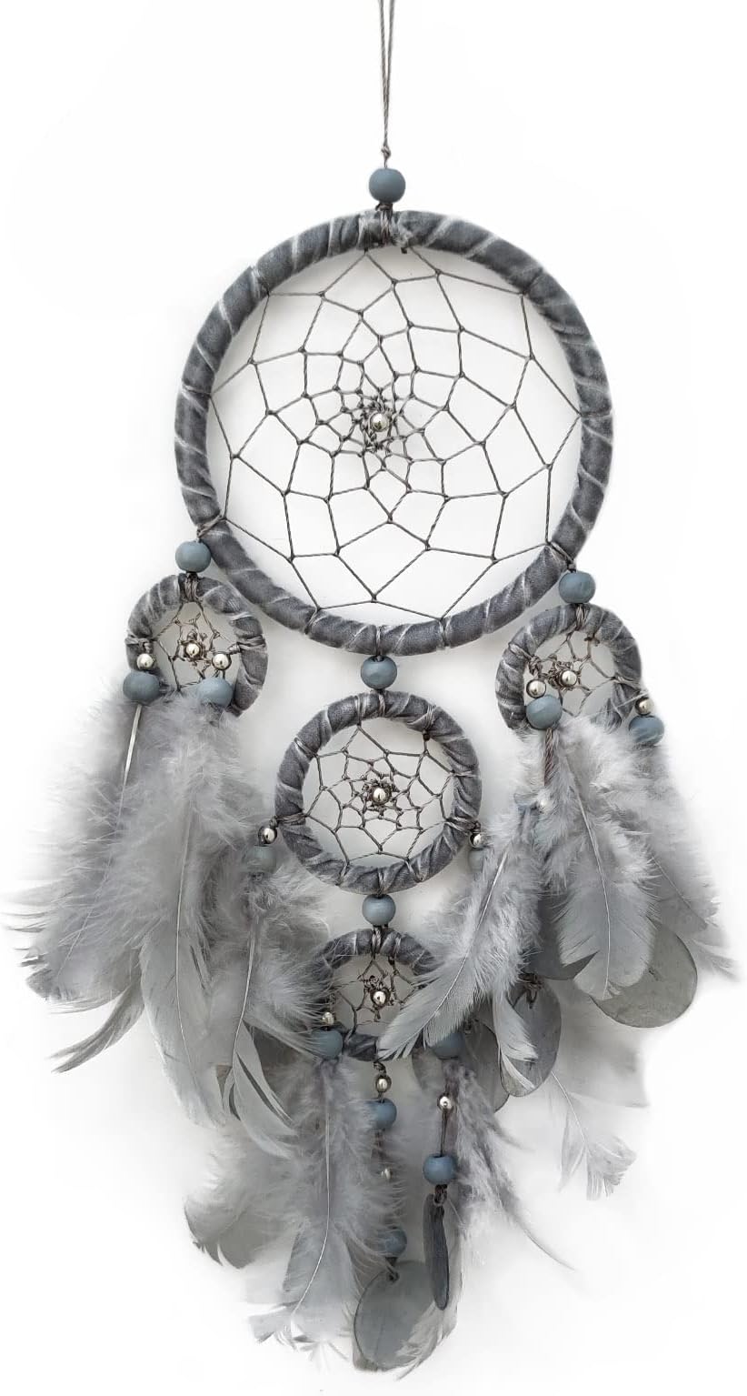 Donko Blue Feather Dream Catcher, Tree of Life Dream Catchers for ...