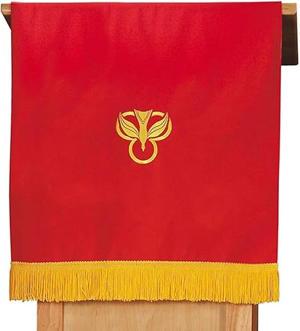 Amazon.com: Autom Pulpit Scarf W/Crss: Red/Wht : Clothing, Shoes & Jewelry