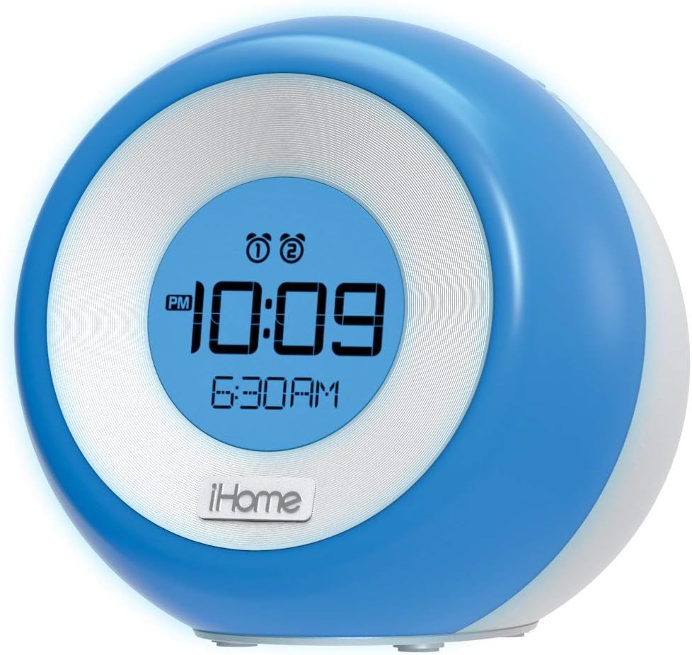 Amazon.com: iHome Bluetooth Color Changing Dual Alarm Clock FM Radio ...